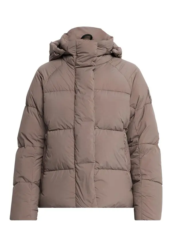 Canada Goose Junction Down Parka With Removable Hood - Taupe Grey
