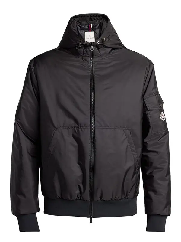 Moncler Poiliot Hooded Down Jacket - Black