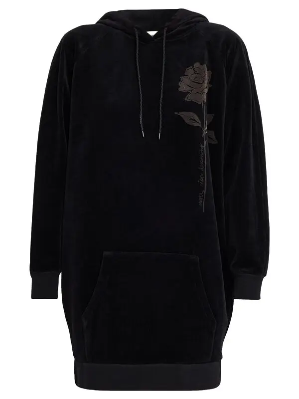 Golden Goose Journey Hoodie Dress - Black