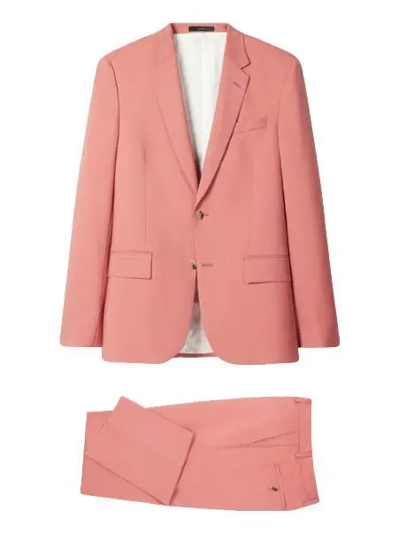 Paul Smith The Soho Tailored-fit Wool-mohair Suit - Pink