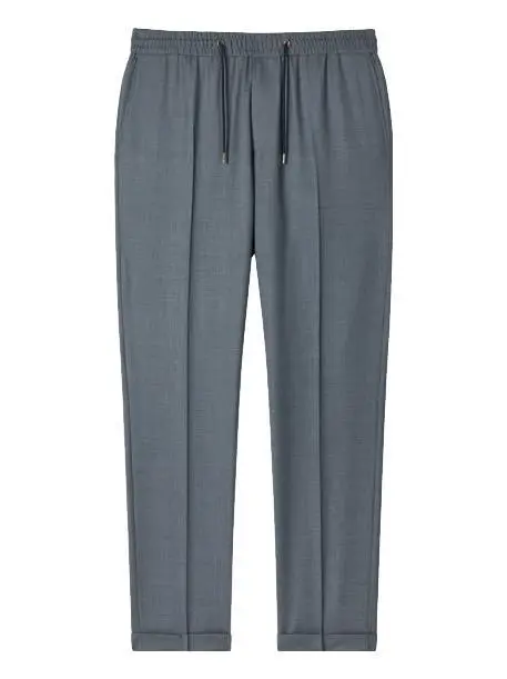 Paul Smith Slim-fit Wool Trousers - Blue