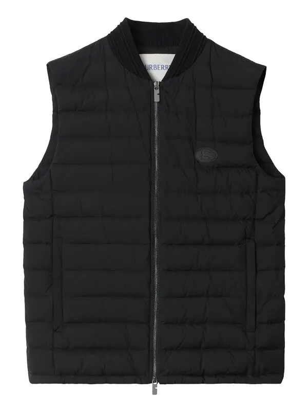 Burberry Nylon Puffer Gilet - Black