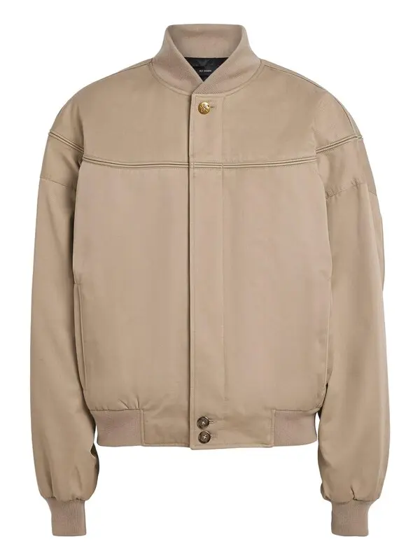 WILLY CHAVARRIA Gas Station Bomber Jacket - Beige