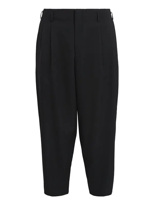 Comme Des Garçons Wool Pleated Trousers - Black