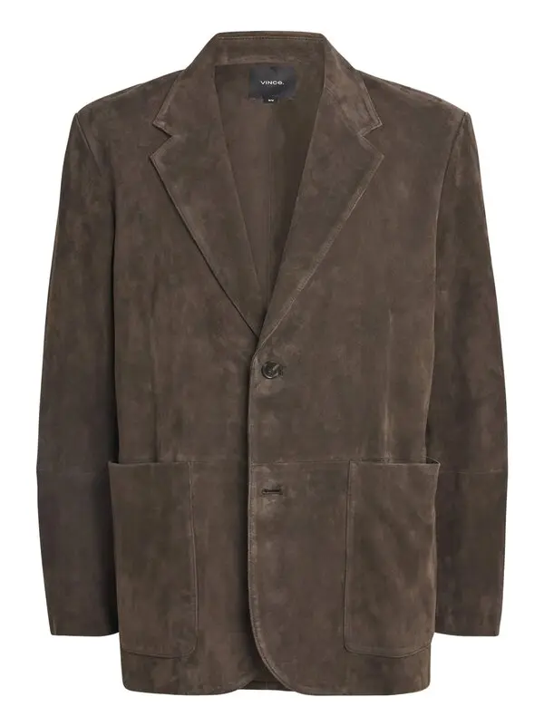 Vince Suede Blazer - Brown