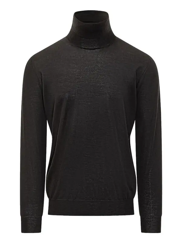 FILIPPO DE LAURENTIIS Turtleneck Knit - Black
