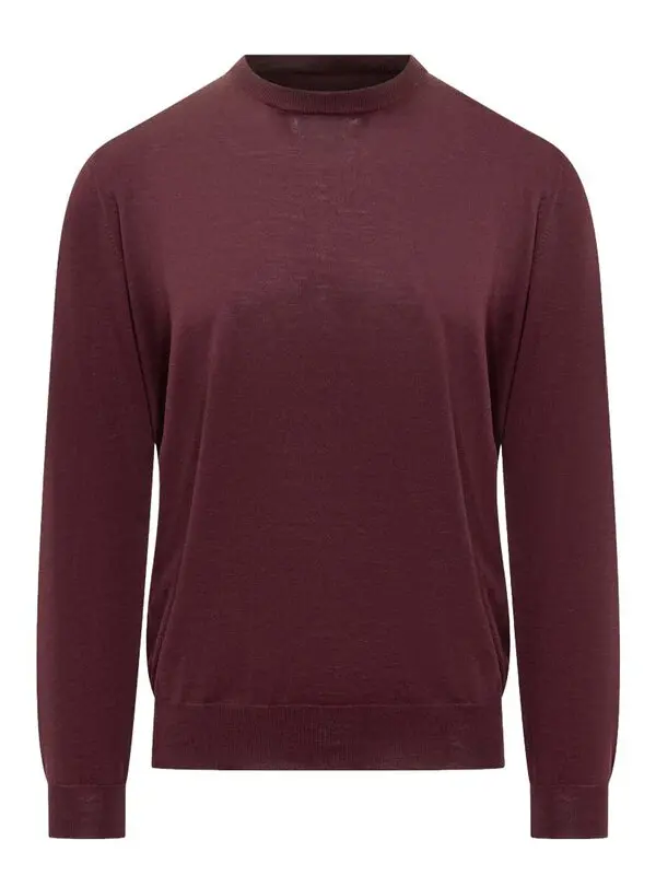 FILIPPO DE LAURENTIIS Crew-neck Sweater - Purple