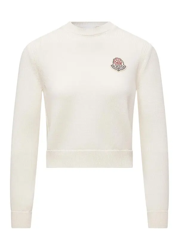 Moncler Crew Neck Tricot - White