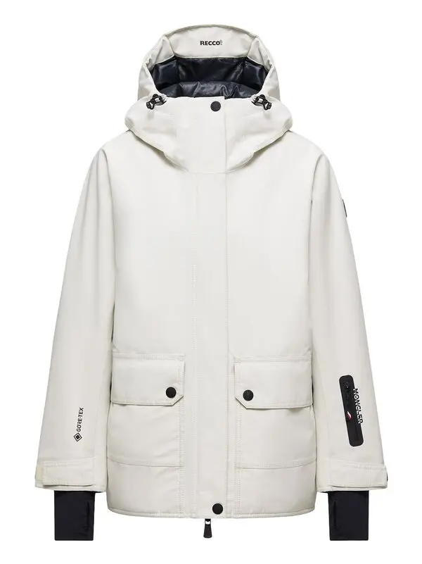 Moncler Bwindi Hooded Gore-tex Ski Jacket - White