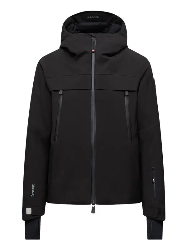 Moncler Chanavey Hooded Ski Jacket - Black