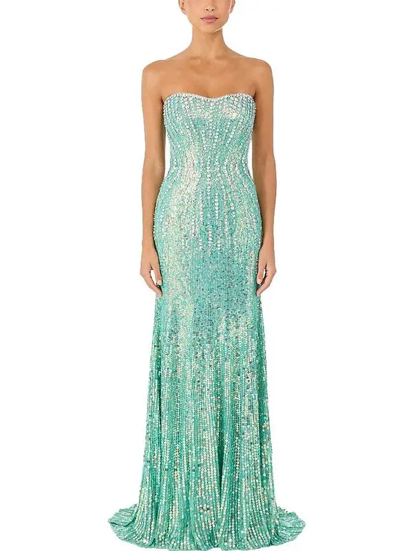 Jenny Packham Sarai Gown - Ocean Breeze