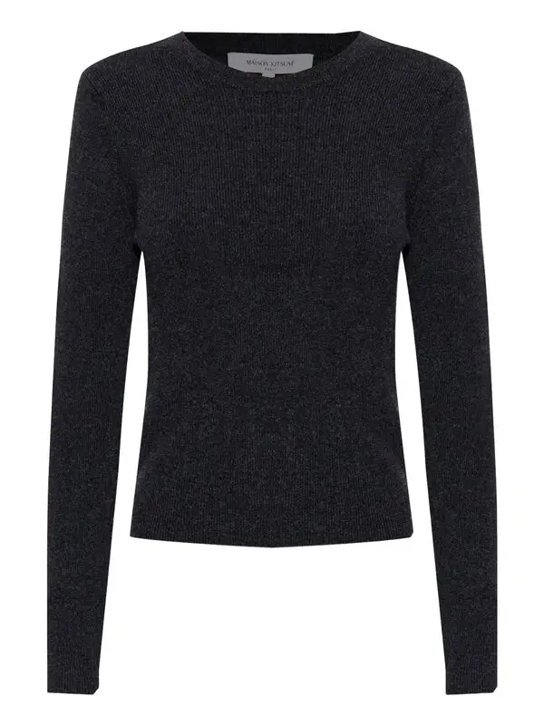 Maison Kitsuné Cashmere Sweater - Grey