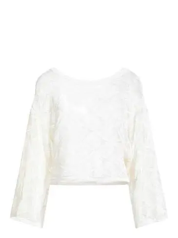 DANIELE FIESOLI Sweater In Organic Cotton And Polyamide - White