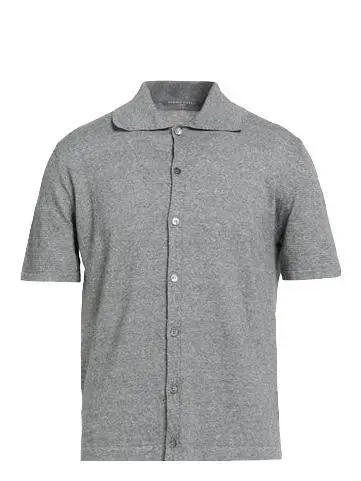 DANIELE FIESOLI Lab Shirt Size Linen, Cotton - Grey