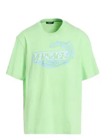 Versace T-shirt Lime Size Cotton - Green