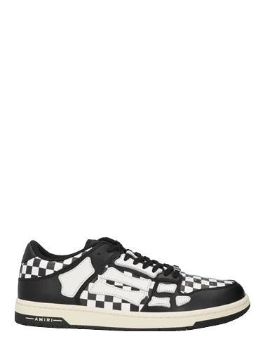 Amiri Leather And Textile Fiber Low-top Sneakers - Black