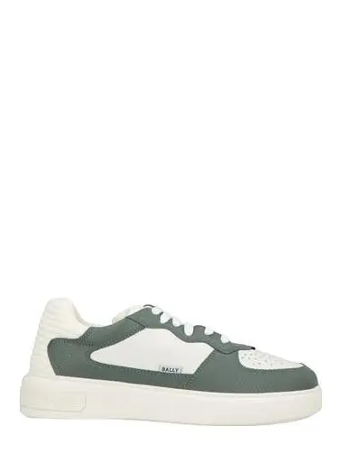 Bally Sneakers In Cow Leather - Sage Green