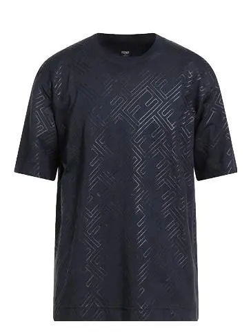 Fendi T-shirt Midnight Size Cotton, Pvc Polyvinyl Chloride - Blue