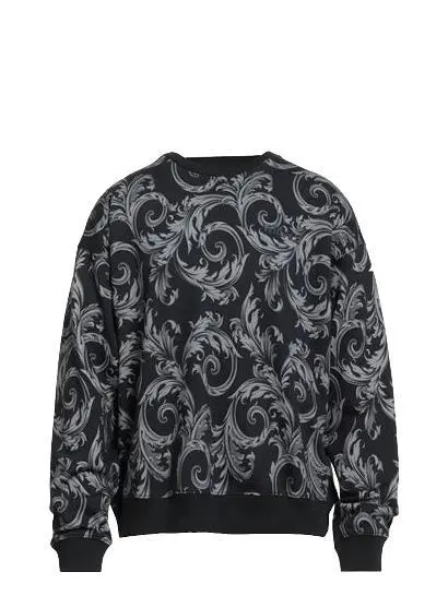 Versace Cotton French Terry Sweatshirt - Black