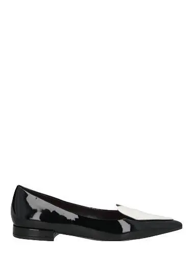 Christian Lacroix Cow Leather Ballet Flats - Black