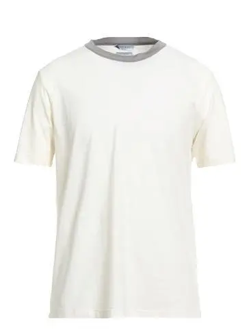 WOOL & CO T-shirt Cream Size Cotton - White