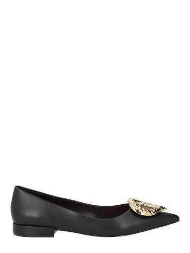 Christian Lacroix Sheepskin Ballet Flats - Black