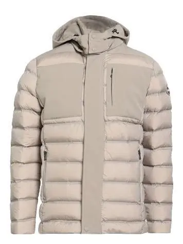 COLMAR Puffer Jacket With Detachable Hood - Grey