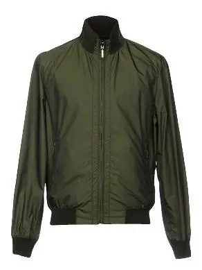 MOORER Bomber Jacket With Zip Closure - Green