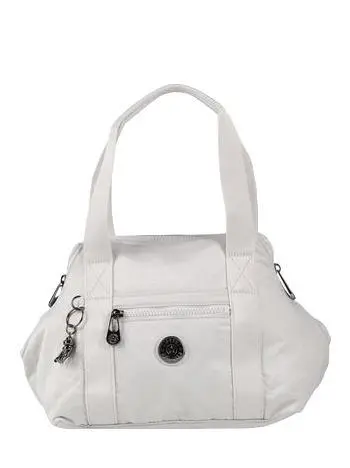 KIPLING Handbag In Polyamide With Detachable Strap - Light Grey