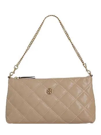 Tory Burch Handbag In Leather - Grey