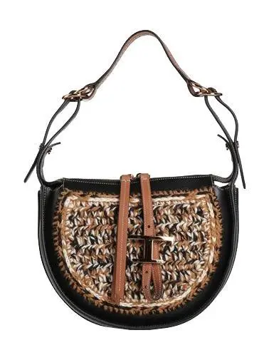 TOD'S Handbag In Leather And Textile Fibers - Black