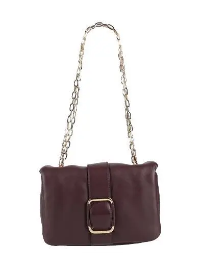 Ba&sh Lambskin Shoulder Bag - Purple