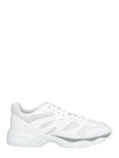 Hogan Textile And Leather Sneakers - White