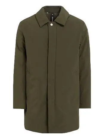 Mackintosh Military Coat In Recycled Polyethylene - Green