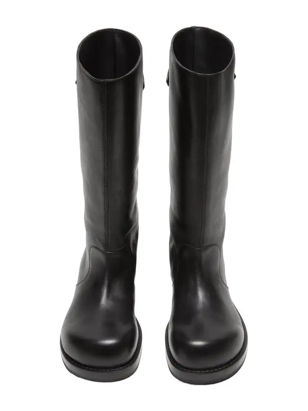 Acne Studios Leather High-shaft Boots - Black