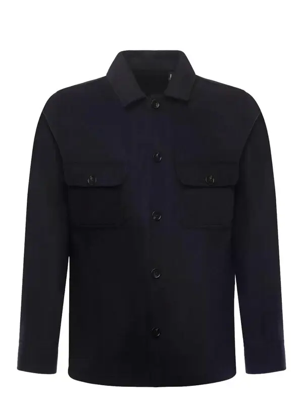Hogan Buttoned-up Jacket - Blue