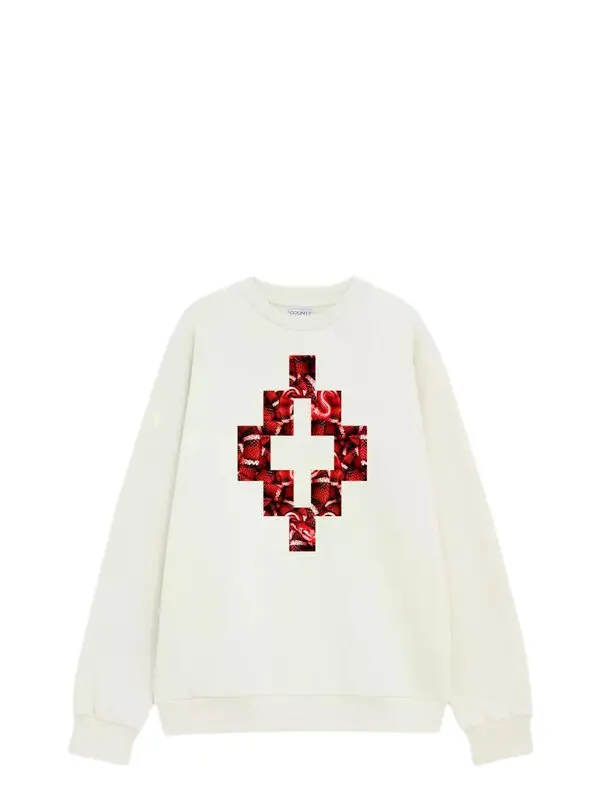 COUNTY OF MILAN Graphic Print Sweatshirt - White