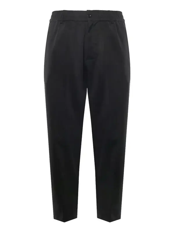 GIULIANO GALIANO Drawstring Trousers With Belt Loops - Black
