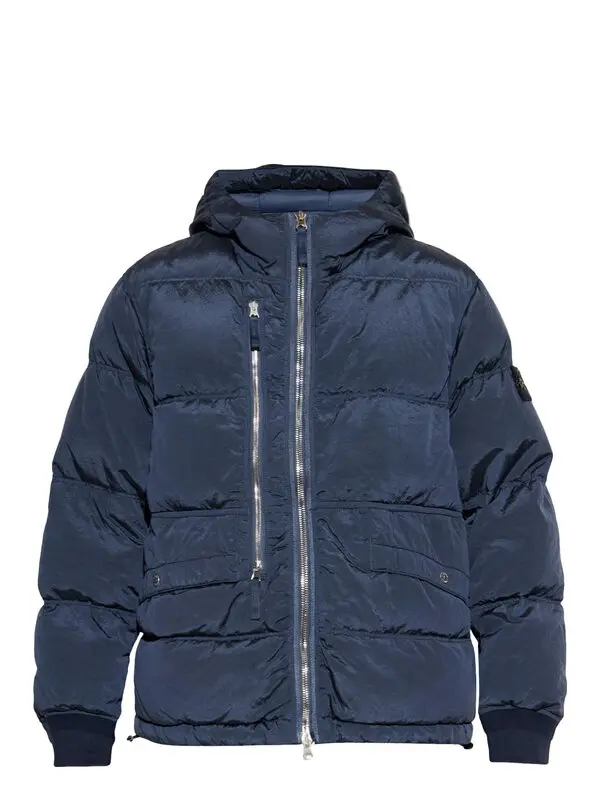 Stone Island Nylon Metal Down Jacket - Navy Blue