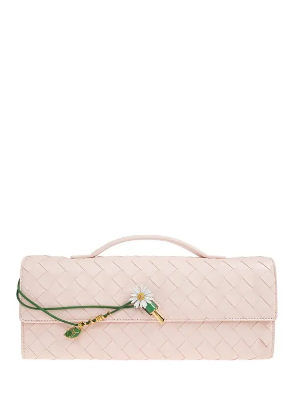 Bottega Veneta Andiamo Clutch - Pink