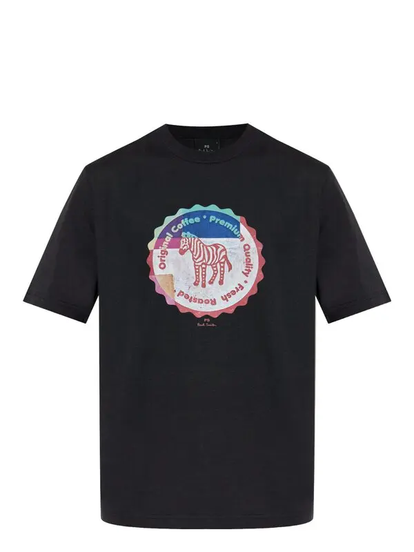 Paul Smith T-shirt With Print - Black