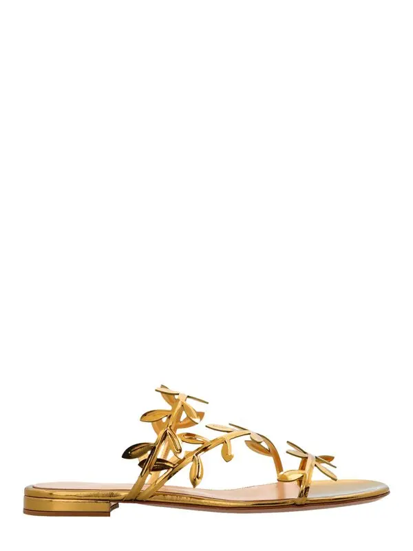 GIANVITO ROSSI Flavia Sandals - Gold
