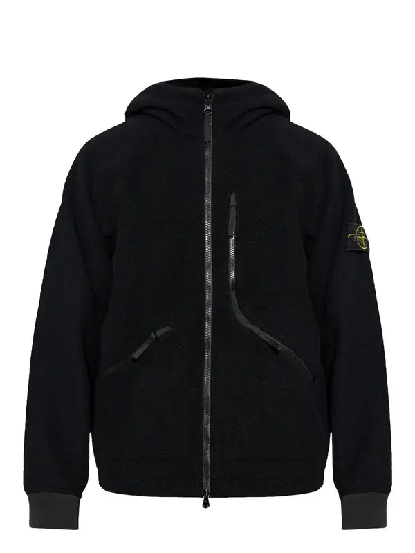 Stone Island Panno Ratinato Jacket - Black