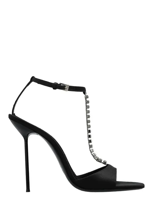 Paris Texas Lidia Heeled Sandals - Black