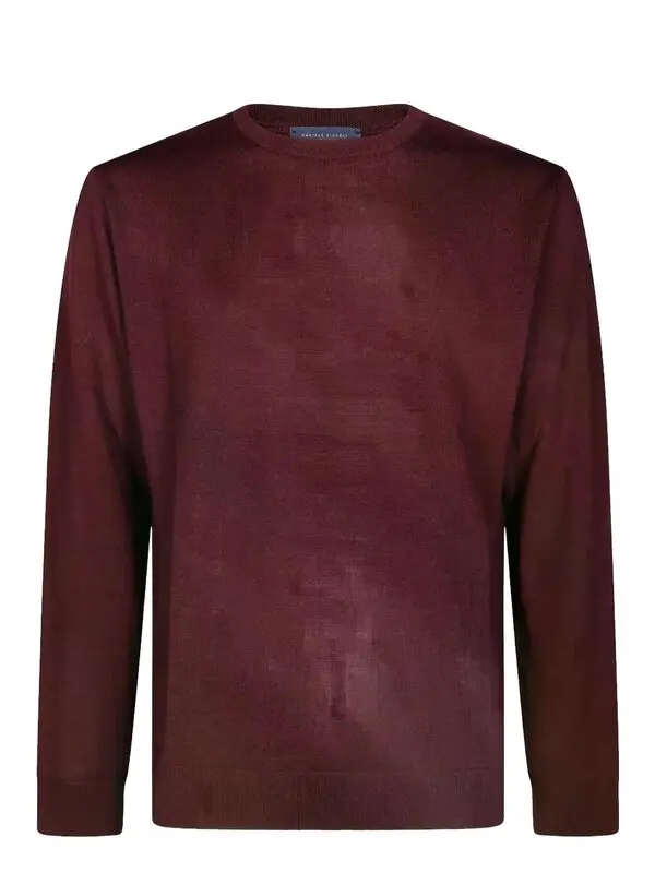 DANIELE FIESOLI Crew-neck Merino Sweater - Red