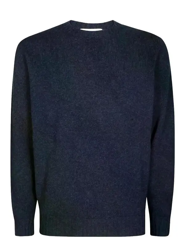FILIPPO DE LAURENTIIS Crewneck Long Sleeve Sweater - Blue