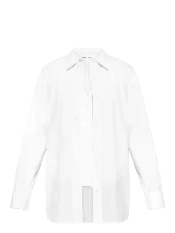 SAMSOE SAMSOE Tie-detail Shirt - White