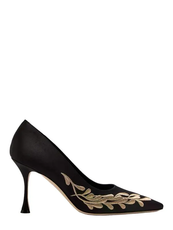 Manolo Blahnik 90mm Rabata Pumps - Black