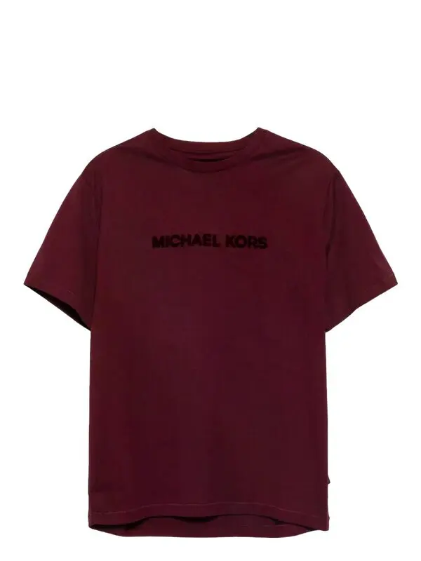 Michael Kors Logo-embossed T-shirt - Red