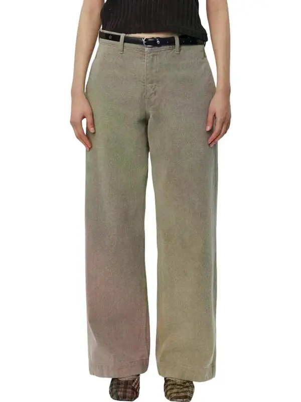 MFPEN Organic Cotton Straight Leg Jeans - Neutrals